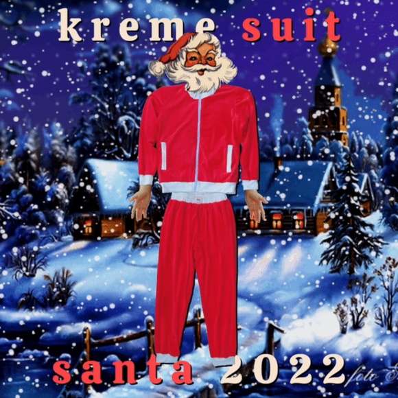 kreme ~ | Other | Original Kreme Velour Tracksuit Santa Suit St Batch ...